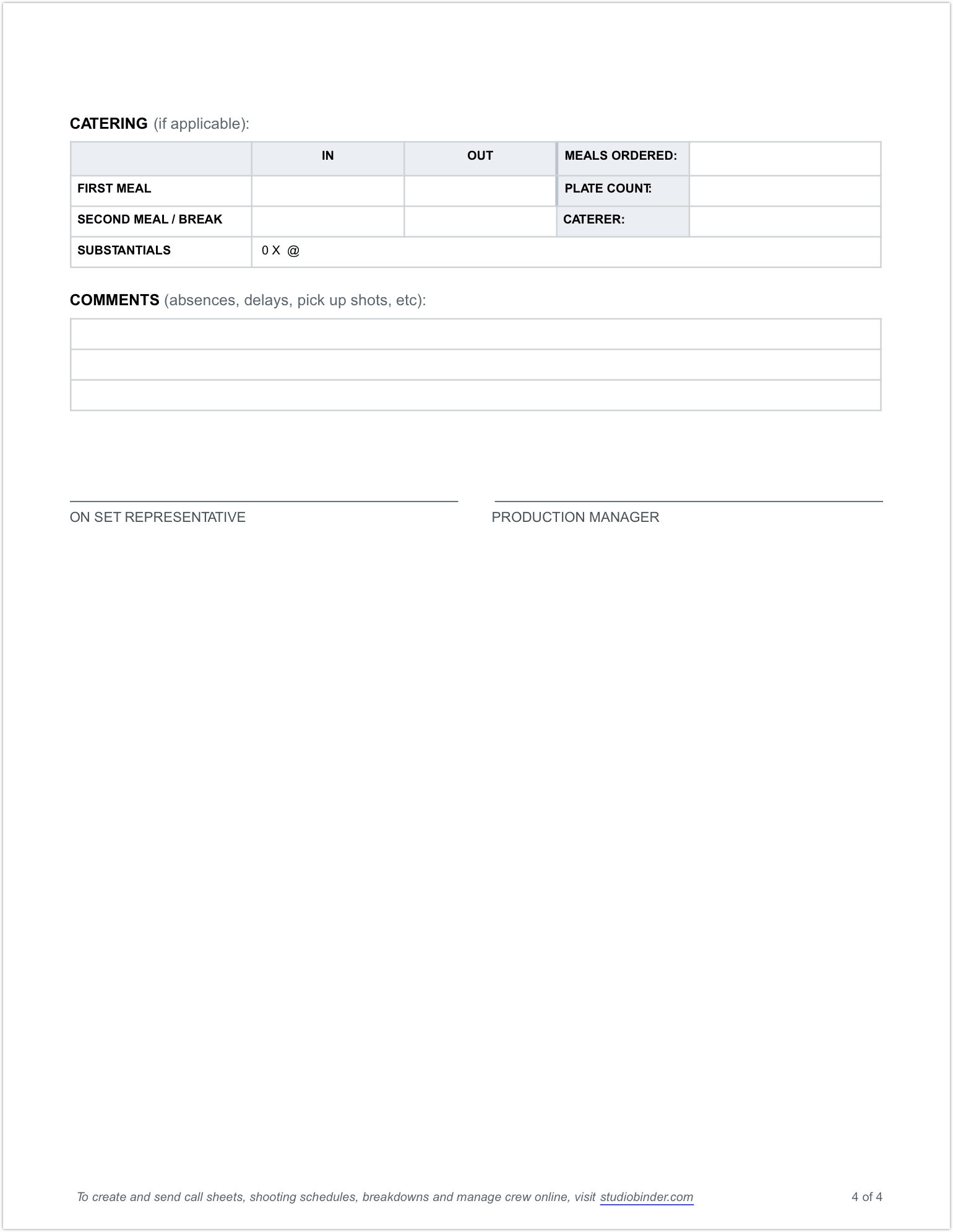 Download FREE Daily Production Report Template