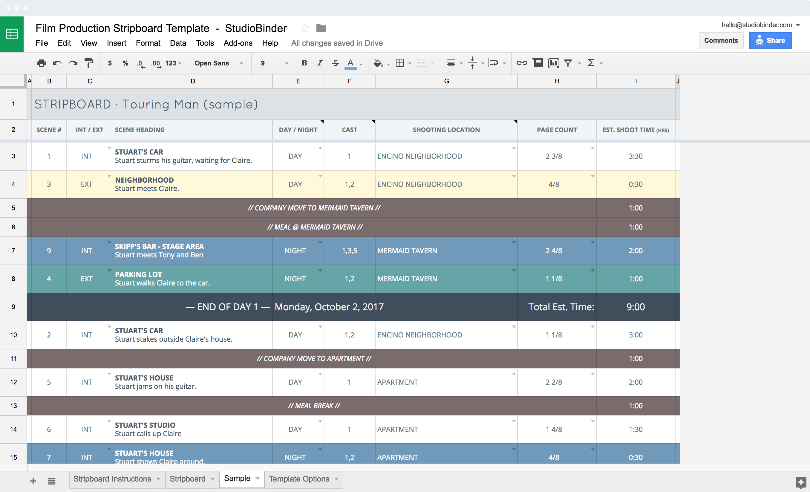 Film Production Schedule Template Google Sheets Film Production Schedule Template Google Sheets